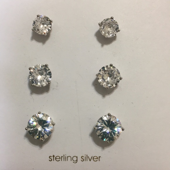 devin rose | Jewelry | Devin Rose Ladies Sterling Silver Earrings Set ...